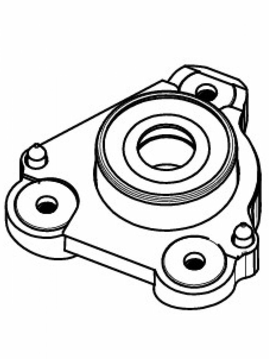 Опора амортизатора переднего левого (с подшипником) TRIALLI SA1650 для а/м Fiat Ducato, PEUGEOT Boxer