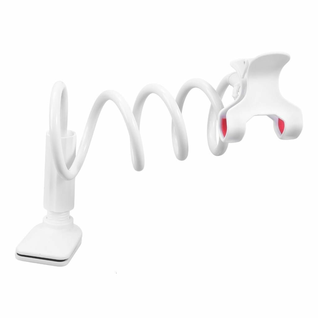 Эргономичный держатель для телефона с гибким кронштейном длиной 1.2 м, Белый