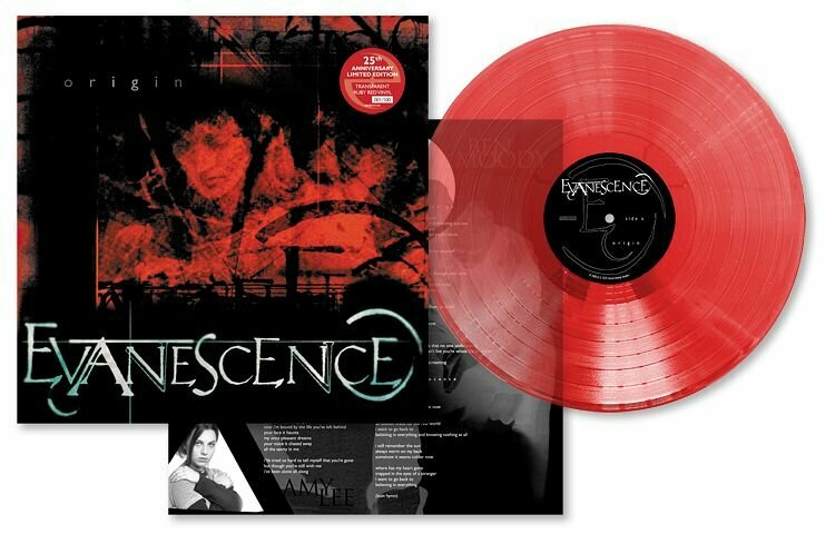 Виниловая пластинка - Evanescence ORIGIN debut album 25th Anniversary Edition Red Vinyl 2025