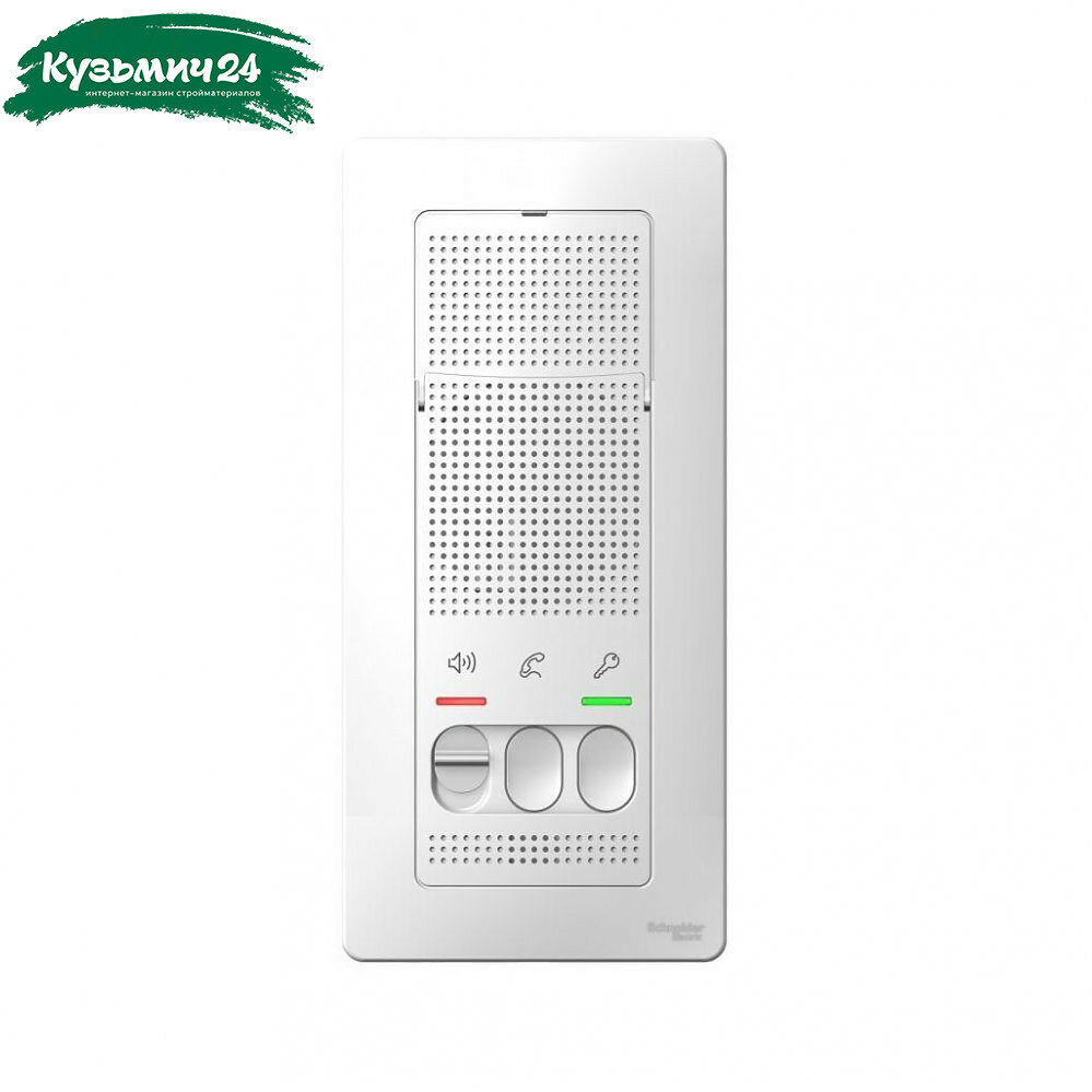 Домофон Schneider Electric BLANCA настенный монтаж 4.5В белый BLNDA000011