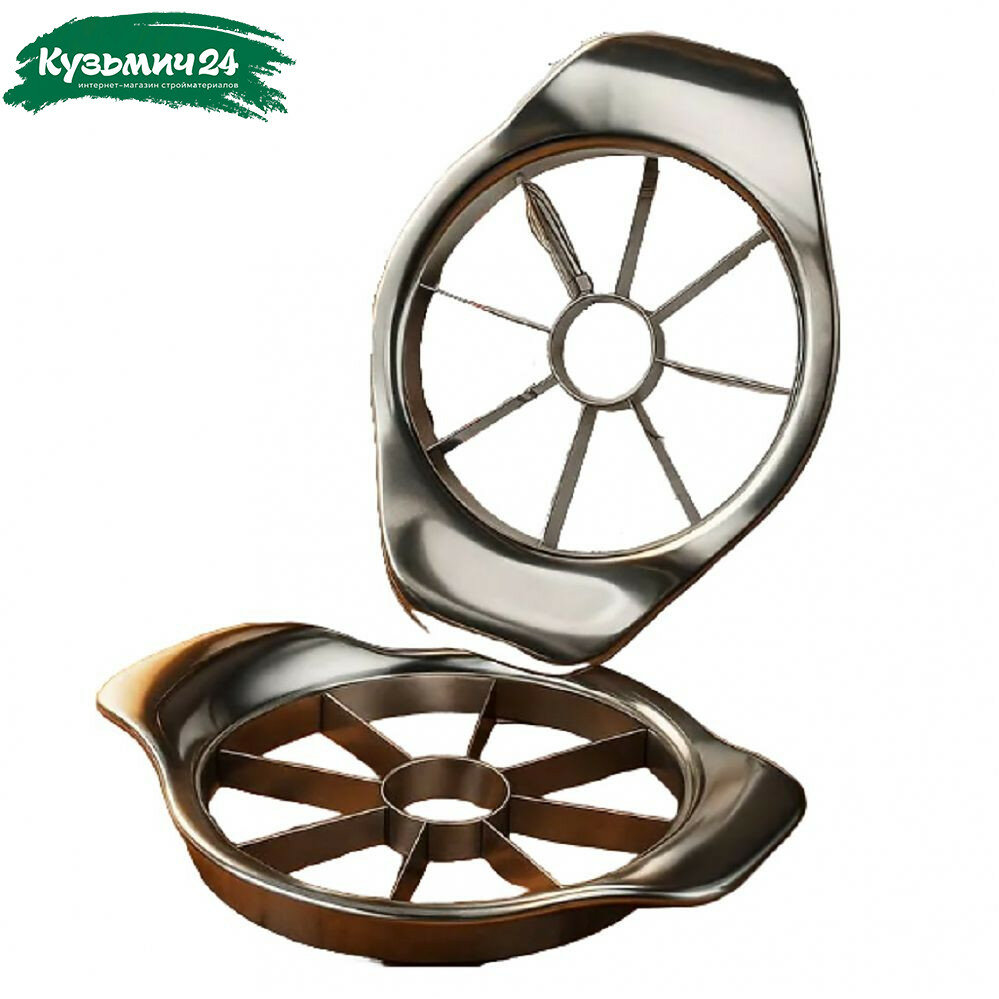 Яблокорезка Apple Corer, нержавеющая сталь, 8 отверстий, для фруктов и овощей