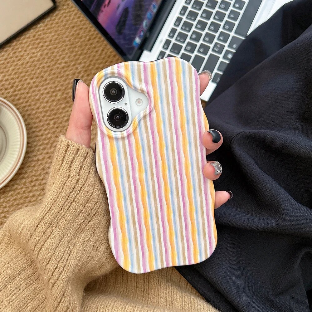 Чехол для iPhone 15 Pro Max с полосками, цвет 1