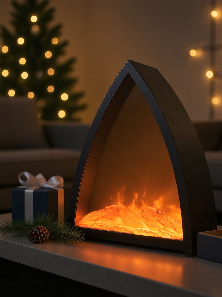 Светодиодный камин / декоративный светильник ФАZА 37.3х29.1х12.5см