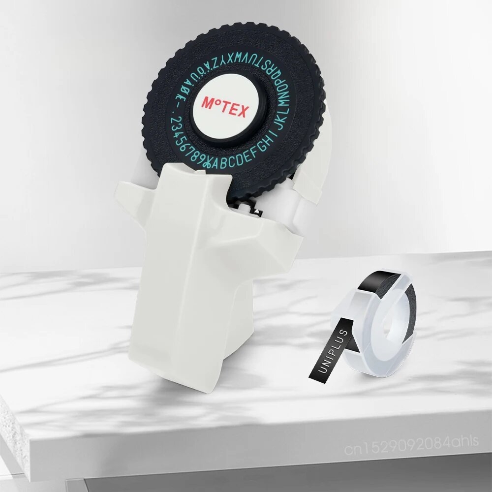Портативный мини-принтер Motex E101, ручная пишущая машинка, ручная клейкая этикетировочная машина с пластиковой 3D-этикеткой, наклейка для этикеток «сделай сам»