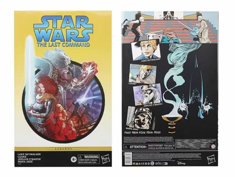 STAR WARS, фигурка THE LAST COMMAND LUKE Skywalker+LUUKE+JORUUS C'BAOTH+MARA JADE подарок мальчику Hasbro.6 дюймов