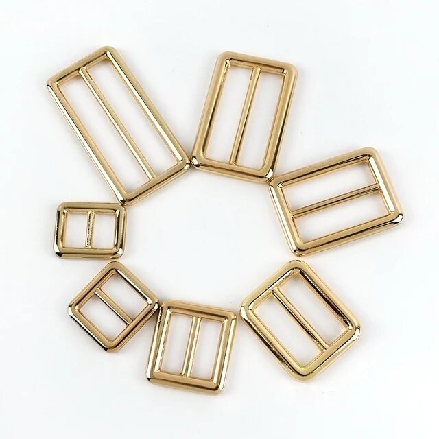 Meetee 10 шт. 12-50 мм регулируемый металлический трехмерный ремень ремешок ползунок Регулировка кольцо пряжки Сделай Сам сумка крючок застежка аксессуар