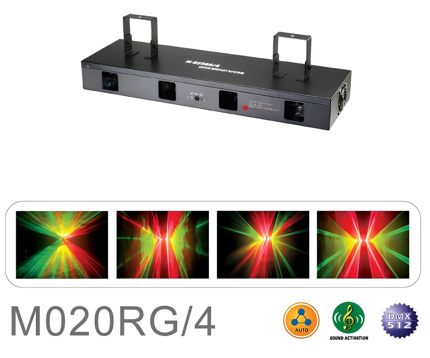 Лазерный проектор для дискотек Big Dipper M020RG/4