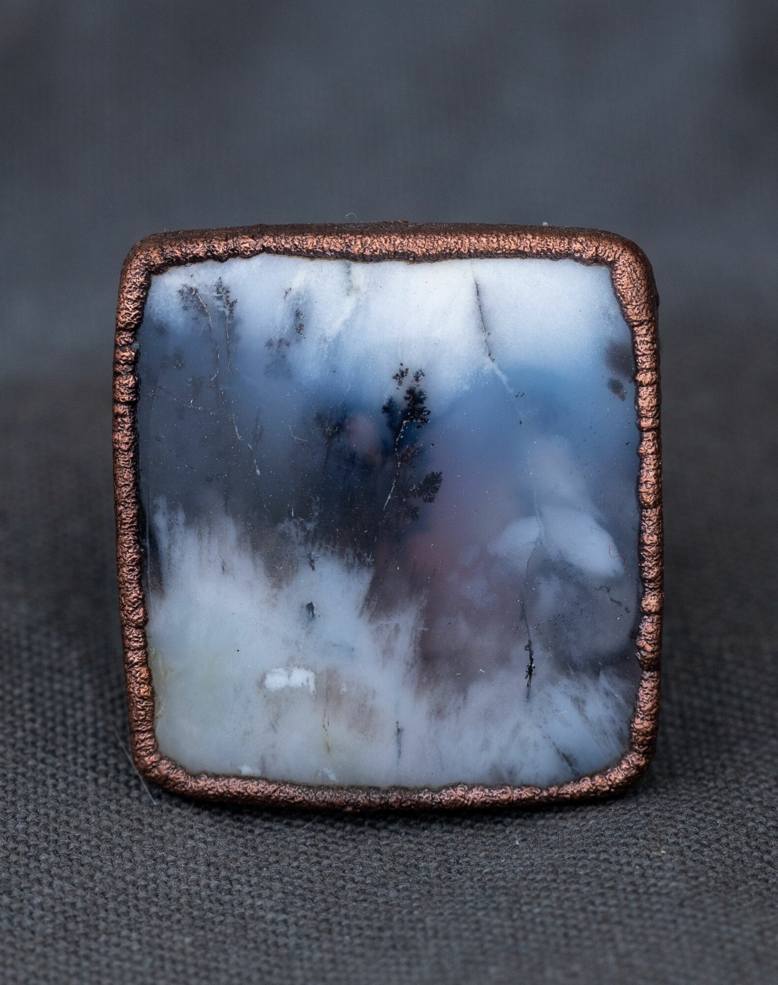 Кольцо, агат