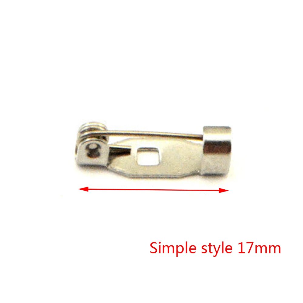 Булавки для брошей из нержавеющей стали 316, 20 шт. Simple style-17mm