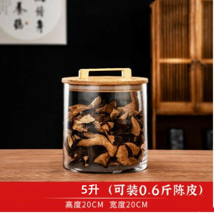 Большая емкость герметичная банка прозрачная чайная банка для дома с бамбуковой крышкой герметичная банка из высококачественного боросиликатного стекла