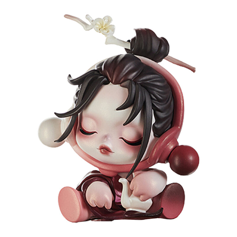 Фигурка унисекс POP MART SKULLPANDA The Ink Plum Blossom Collection, Confirmed-View and Get Drunk (Open)