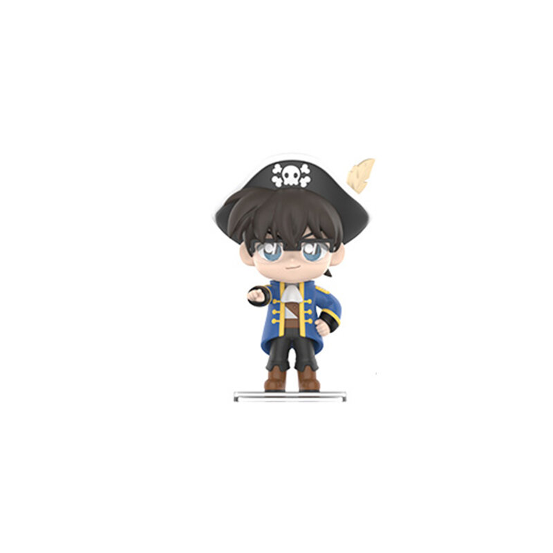 Коллекционная фигурка унисекс POP MART Detective Conan Case Closed / Kaito Kid Collection Summer Amusement Park Mystery Box, Конфирмед-Конан Эдогава-Пиратский Капитан (Опен)