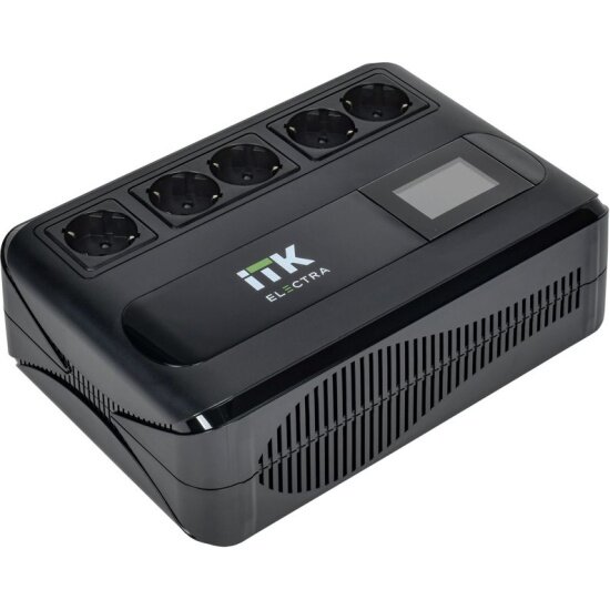 Источник бесперебойного питания Itk Electra ELT5-600VA-1-001 360Вт 600ВА черный