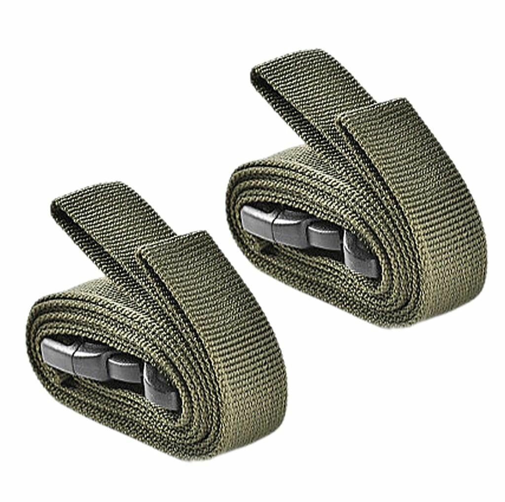 2 шт. Нейлоновые ремни для багажа, Армейский зеленый