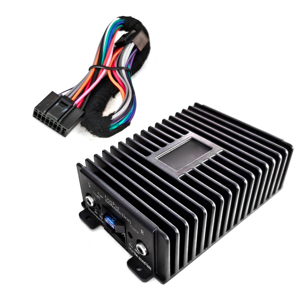 DSP Усилитель Автомобильный Усилитель мощности MF80.4 мощностью 4x80 Вт для четырехканальной обработки звука и настраиваемого звучания