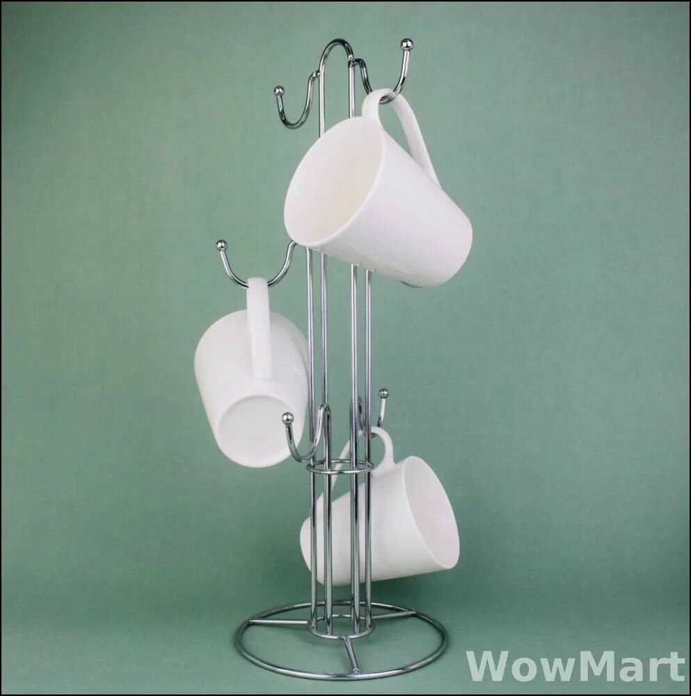 Держатель кухонный для кружек, для бокалов, 15 см х 15 см х 41.5 см, 1 шт