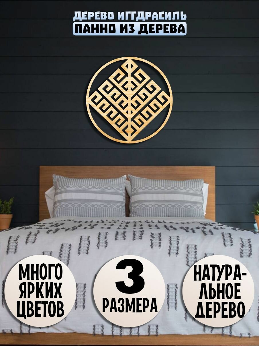 Панно на стену "Иггдрасиль Дерево Жизни", декорация настенная, декор для интерьера