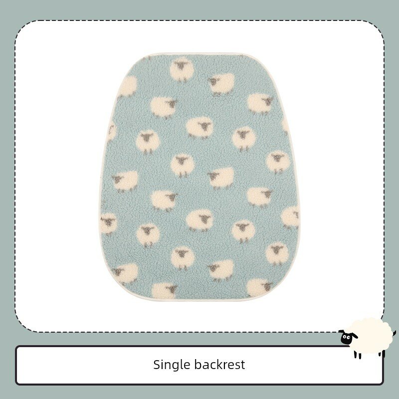 Зимняя плюшевая накидка на автомобильное сиденье, модная теплая флисовая утолщенная накидка на сиденье, милый новый