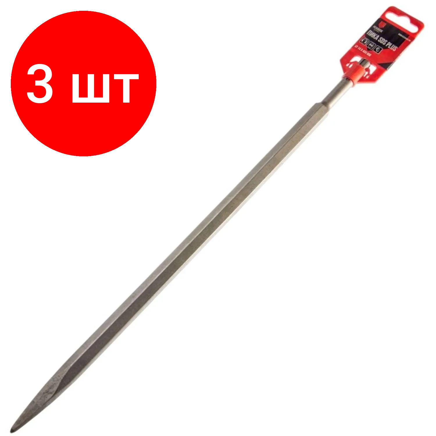 Комплект 3 штук, Пика SDS+ (14X400) HeadRock 427-010-14400