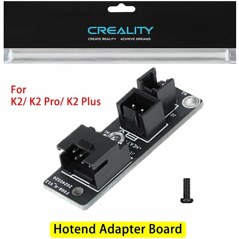 Оригинальная плата-адаптер хотэнда Creality K2/K2 Pro/K2 Plus, пластина хотэнда, кабель-адаптер экструдера для 3D-принтеров серии K2