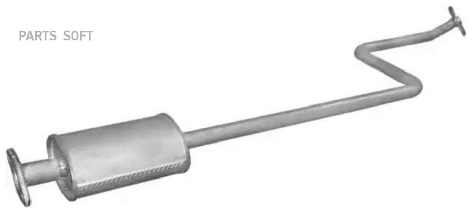 Глушитель средняя часть Polmostrow арт. 15236