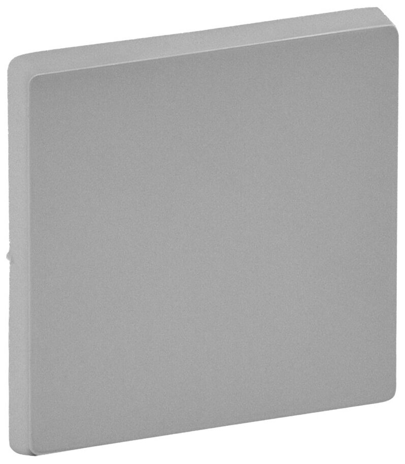 Лицевая панель для выключателей одноклавишных Valena LIFE Legrand, алюминий 755002