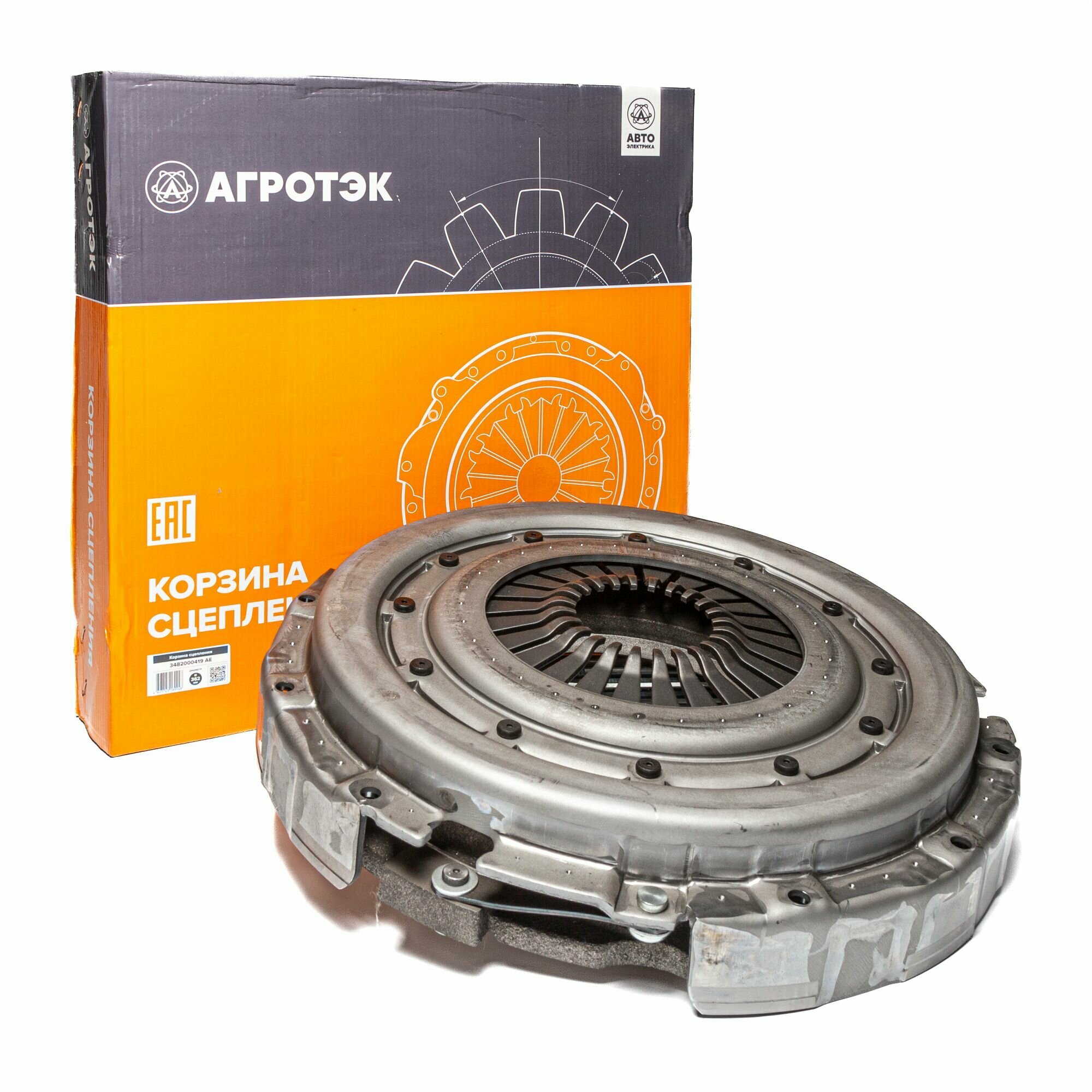 Корзина сцепления лепестковая, для КамАЗ 4308 арт 3482000419AE АгроТэк