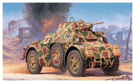 7052 Italeri Бронеавтомобиль Autoblinda AB43 1/72