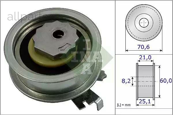 INA 531 0882 10 Ролик ремня ГРМ AUDI/VW 1.0-1.6TSI 2011 =>
