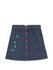 Юбка BOBO CHOSES Pinstripe button-front mini denim skirt, размер 110, синий