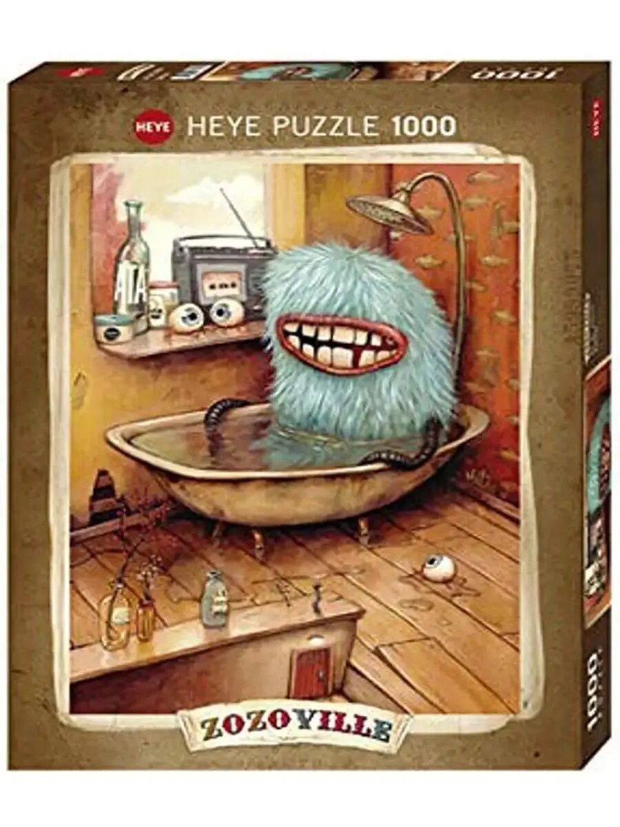Пазлы 1000 элементов Ванна, Zozoville, Heye