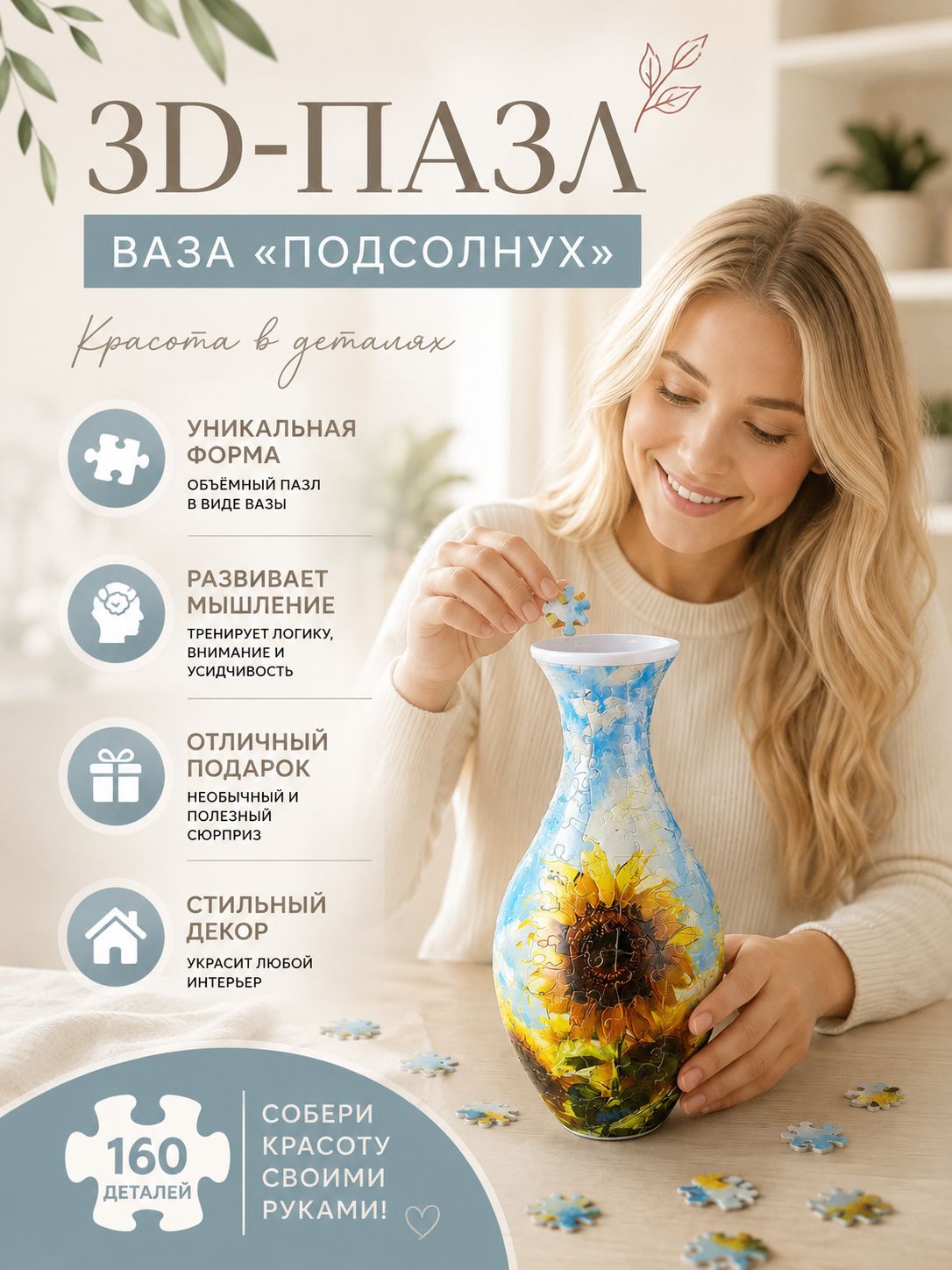 Пазл Ваза