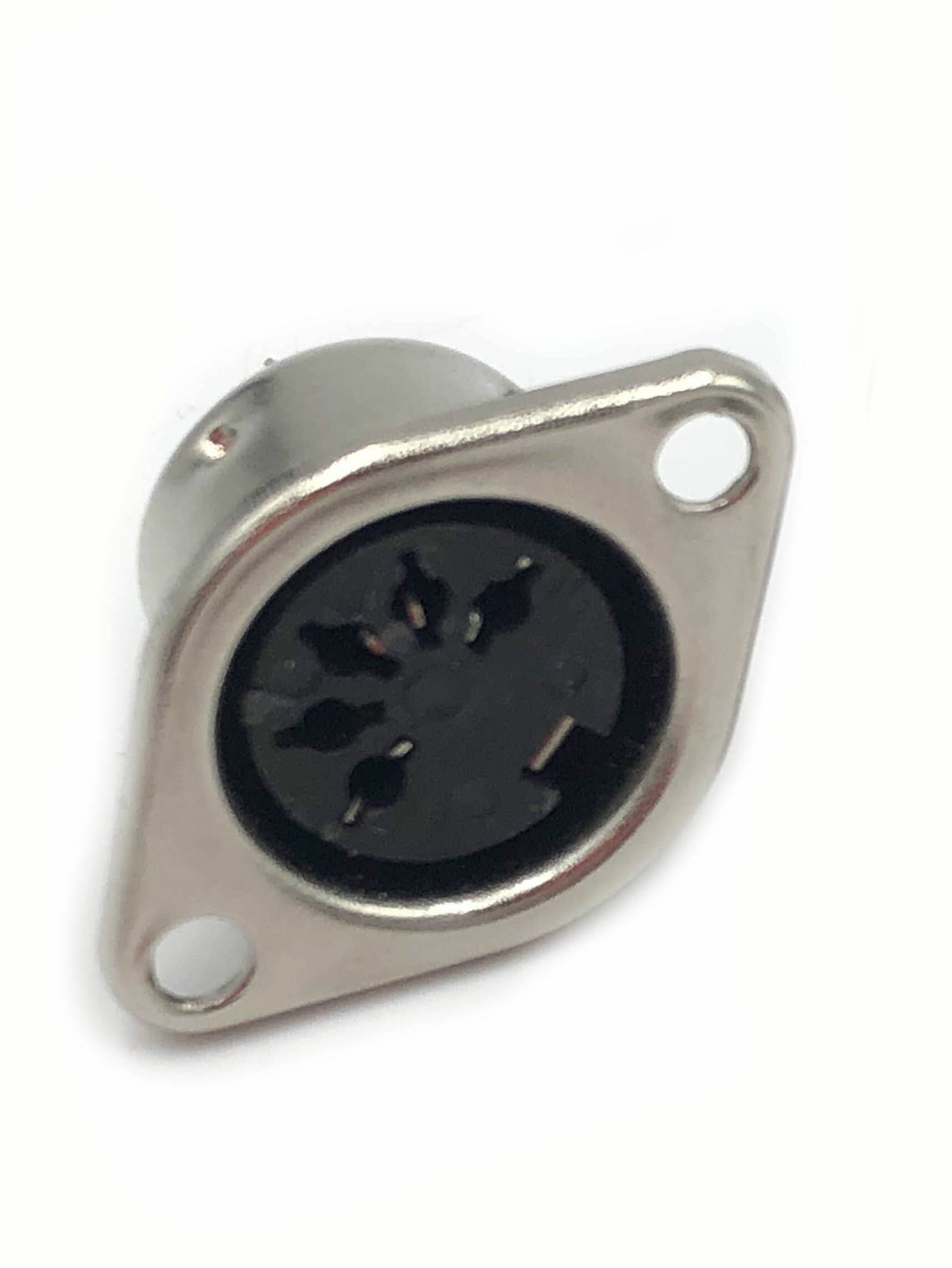 Разъем DIN 5 pin гнездо на корпус (1 штука)