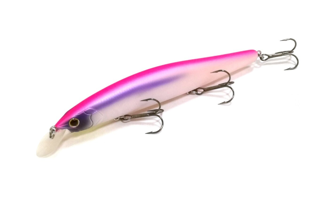 Воблер DAIWA Steez Minnow 125SP-SR Mat Pink Purple (0743 0455)