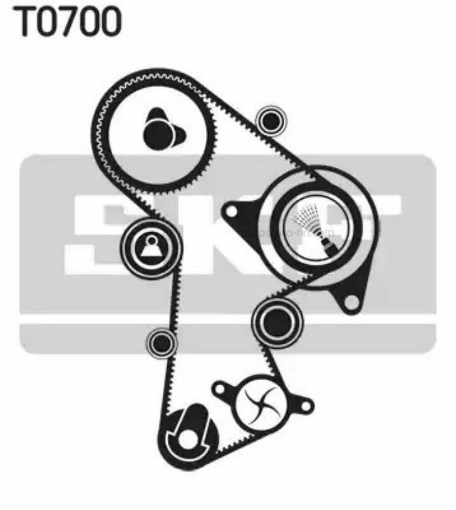 SKF VKMC012631 Насос водяной комплект зубчатого ремня