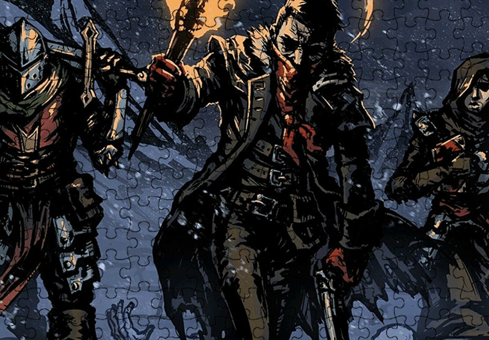 Пазл картонный А4: модель Darkest Dungeon - 5