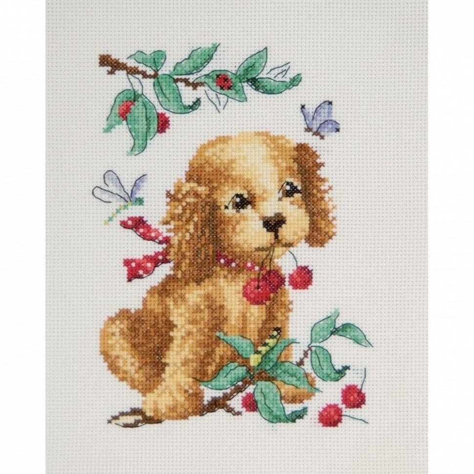 Набор для вышивания DMC #BK1217 A Little Gourmet (Маленький гурман), Счетный крест, 15 x 20 см