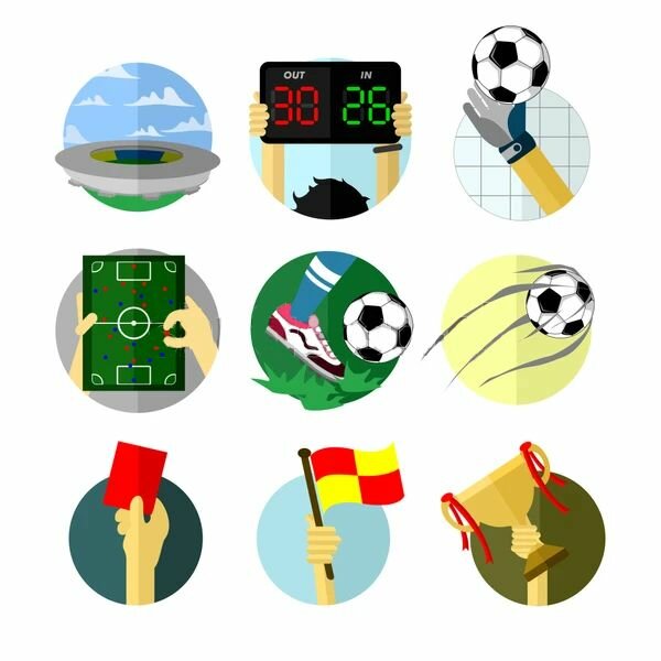 Наклейки стикеры Футбол