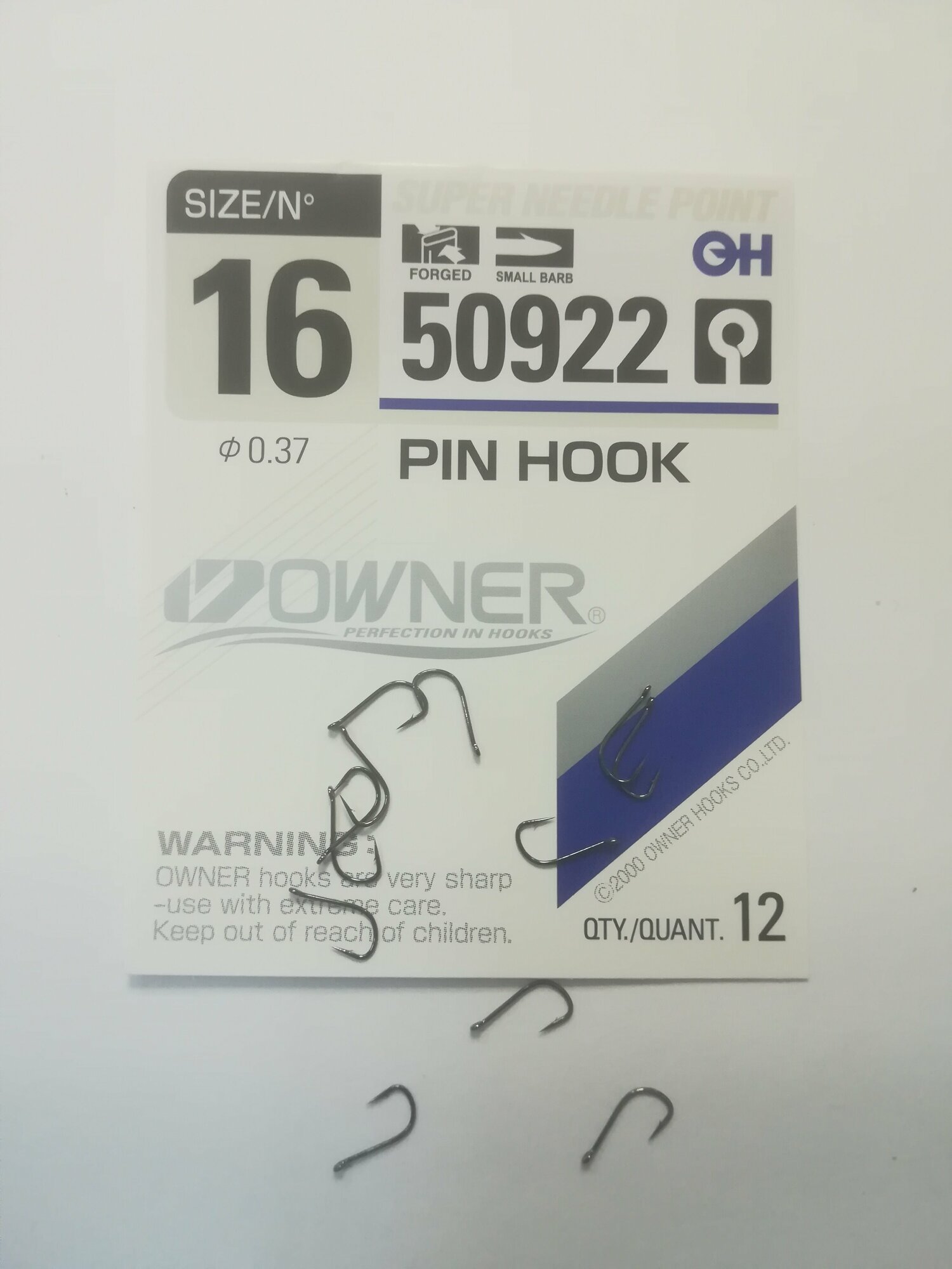 Крючок OWNER 50922 №16 Оригинал