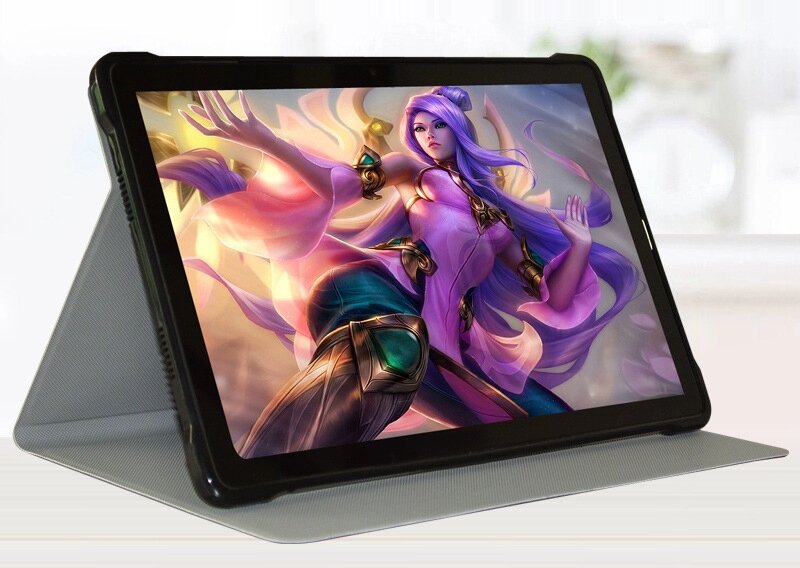 Чехол-обложка MyPads с подставкой для Teclast M40 Air / P30 Air / P30 HD черный кожаный