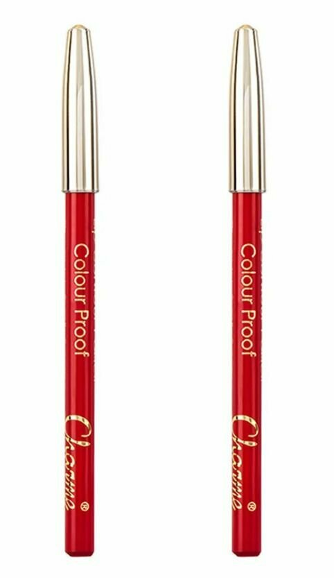 Charme Карандаш для губ серии Colour Proof, Гламурный красный, 2 шт.