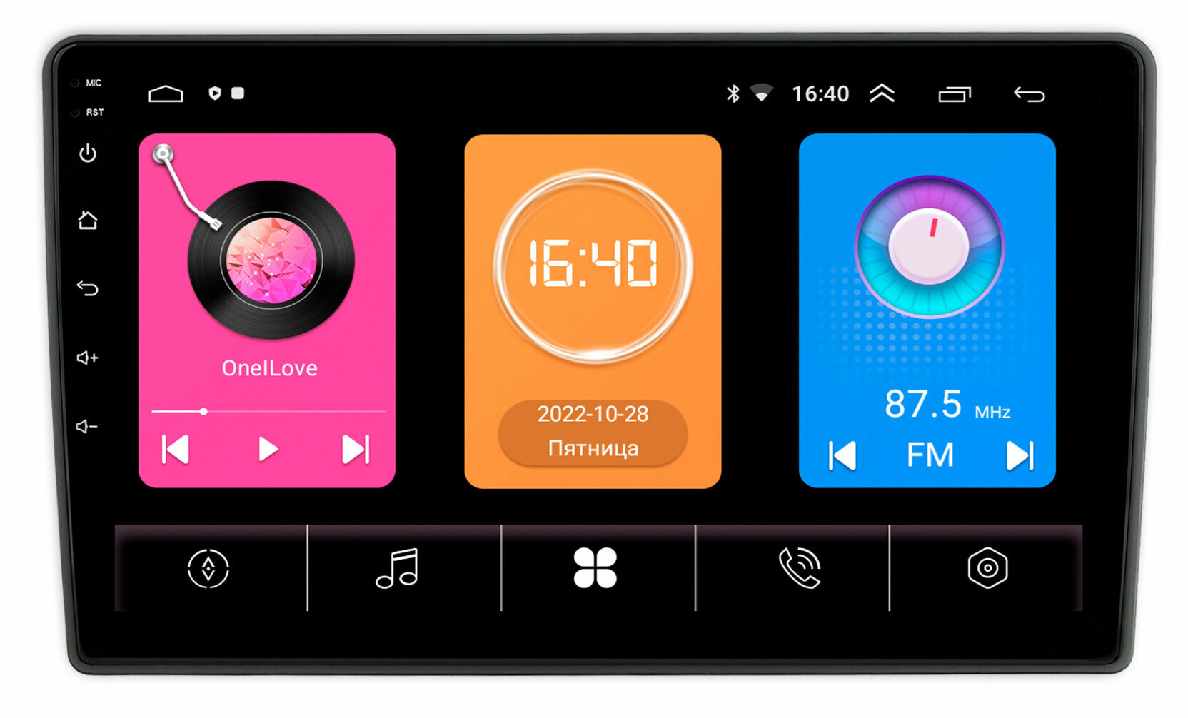 Штатная магнитола GAZ Газел Некст (Gazele Next) (серая) OEM RS9-1861 Android 10