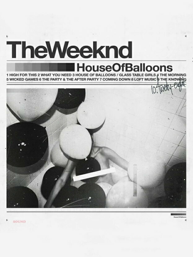Плакат, постер The Weeknd-House Of Ballons, Викенд на бумаге, размер 21х30см