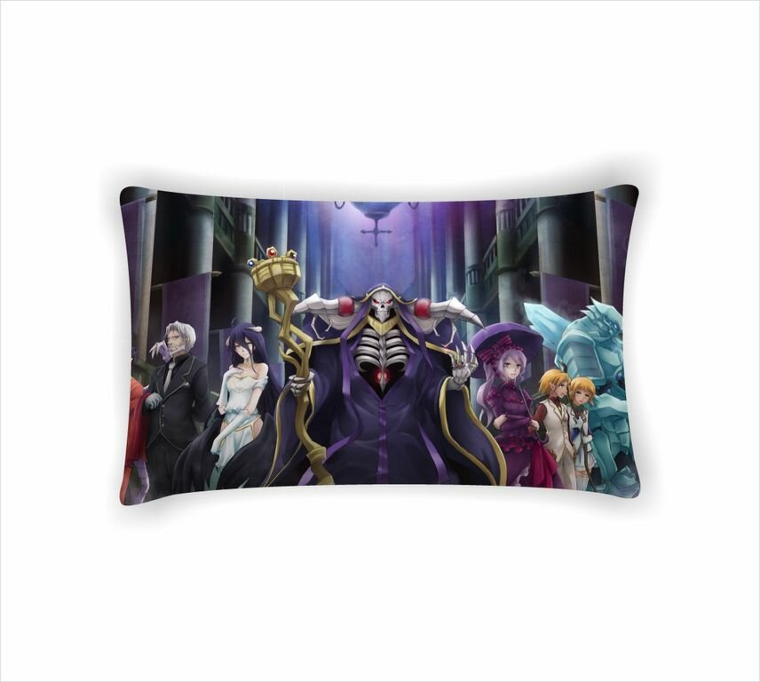 Подушка Overlord, Оверлорд №17, Картинка с одной стороны