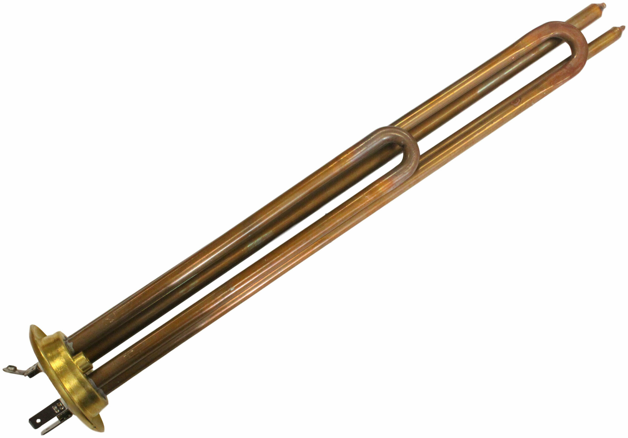 ТЭН для водонагревателя, 2500W, фланец 64мм, RF, PREMIUM, медь, M4, клеммы мама + под винт, 3174149