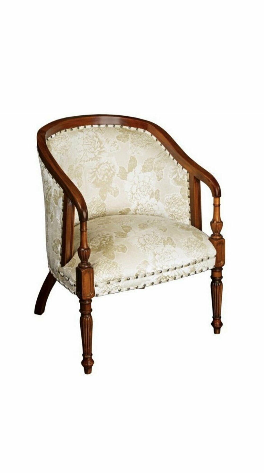 Кресло Индонезия из массива красного дерева 85х57х65см