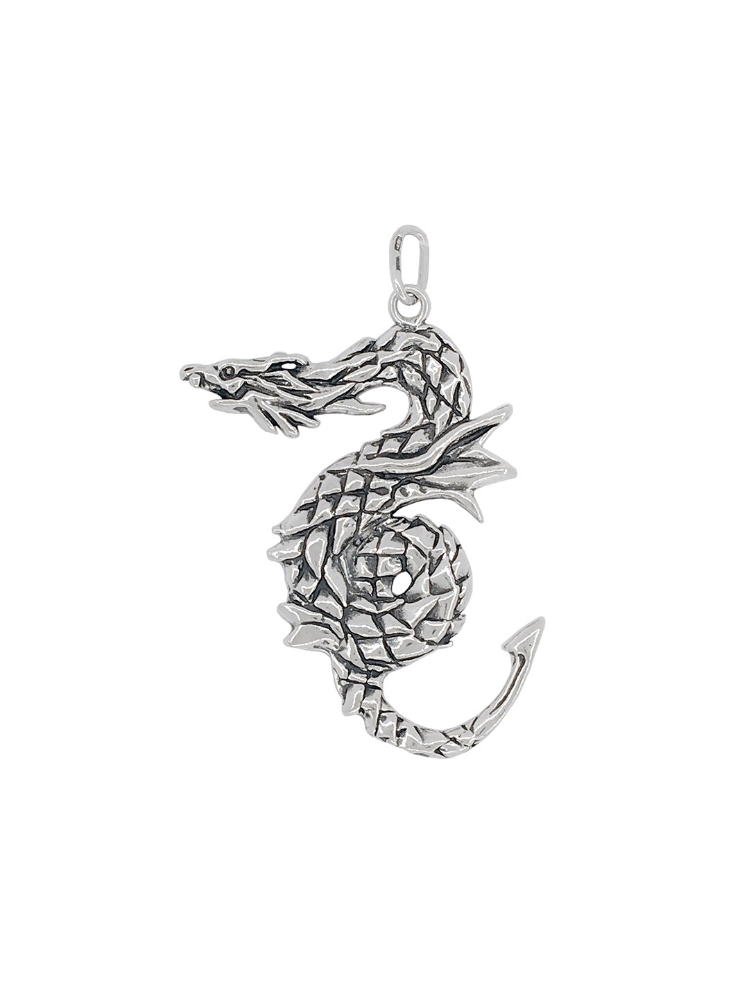 Подвеска, серебро, 925 проба, оксидирование