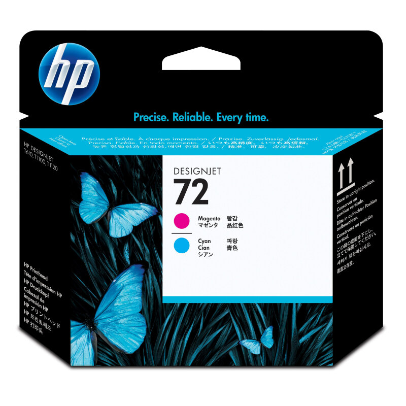 Головка печатающая HP 72 C9383A пурп./гол. для DgnJ T610/T1100 147954