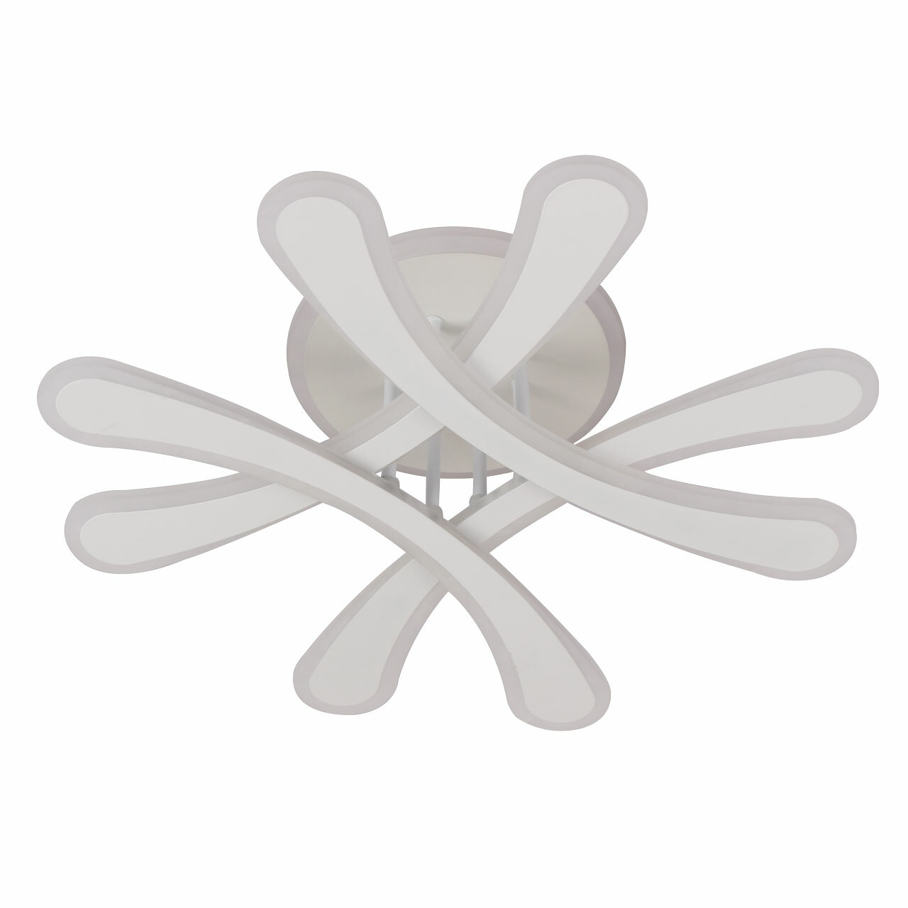 Светильник потолочный, люстра светодиодная De City Оскар 510014105, 142W LED, цвет: белый, пульт в комплекте