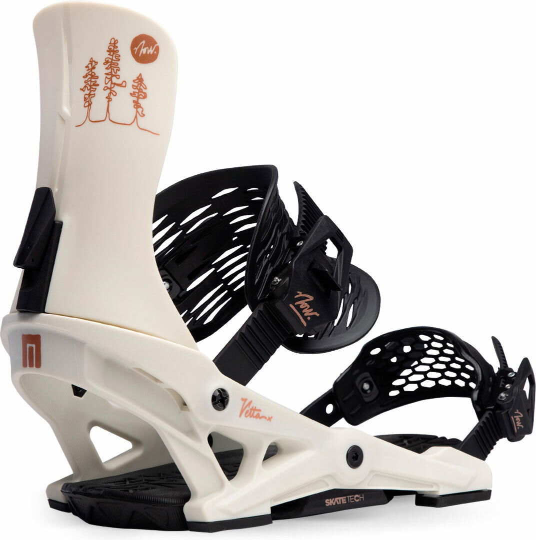 Крепления сноубордические NOW VETTA (23/24) Chalk, M, 4х4, 2х4